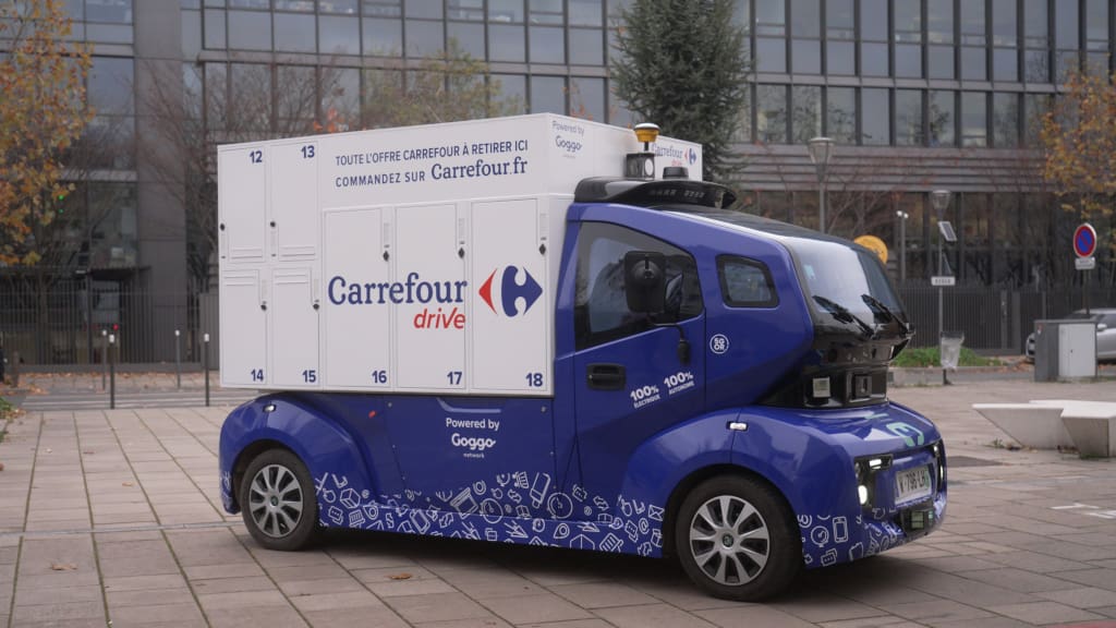 Carrefour tests autonomous driving pick-up station with Goggo - Retail ...