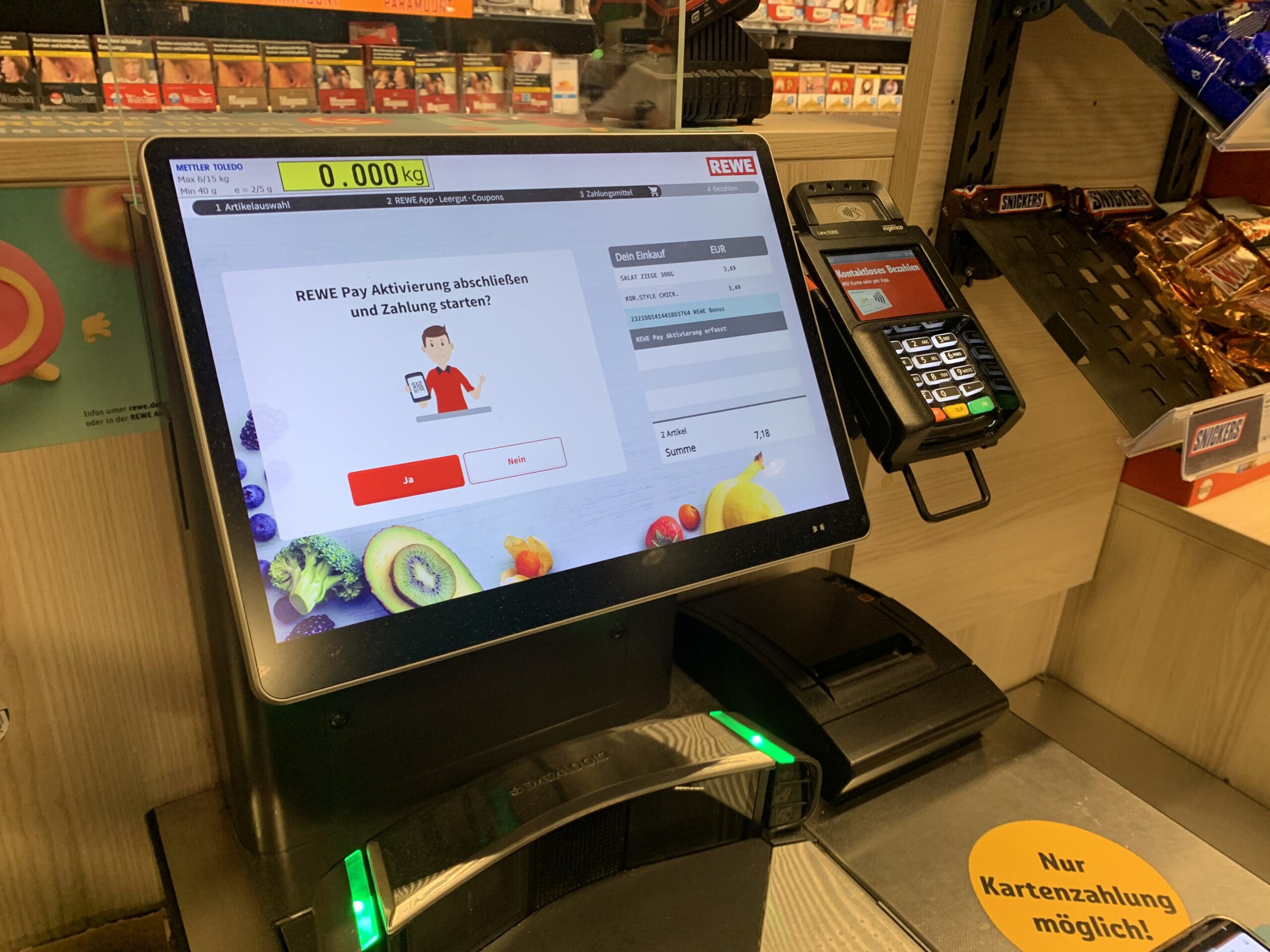 Rewe integrates payment solution into customer app